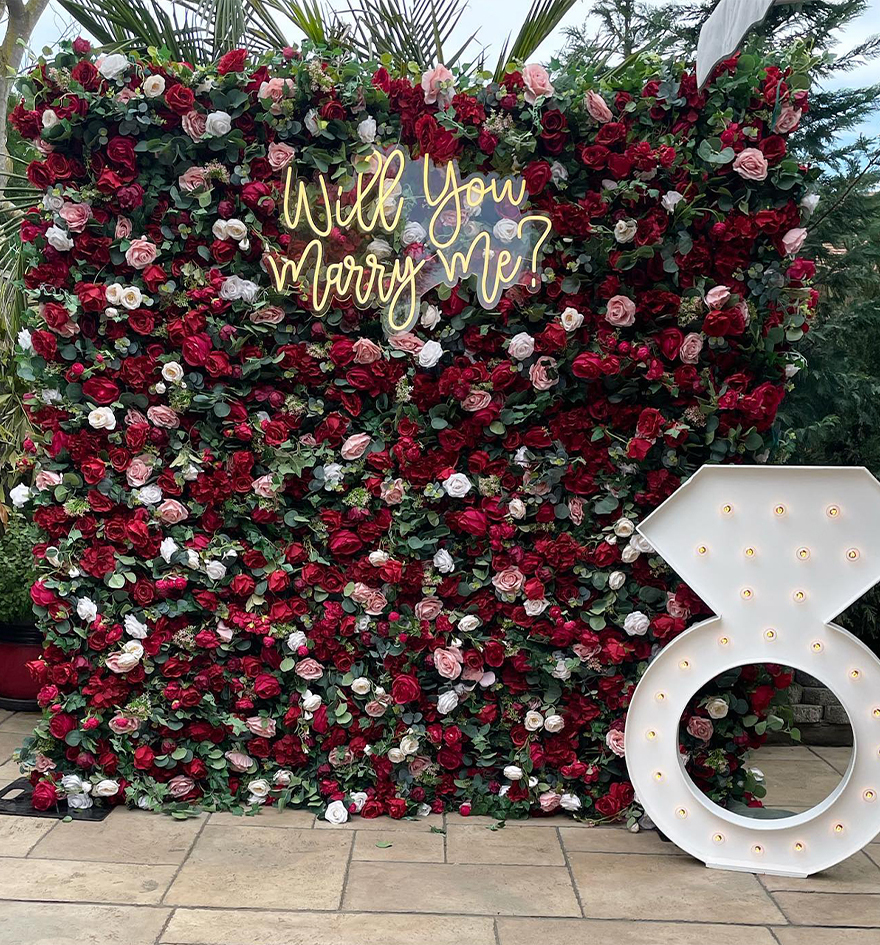 Flower Wall Rental: Home - Luxury Flower Walls